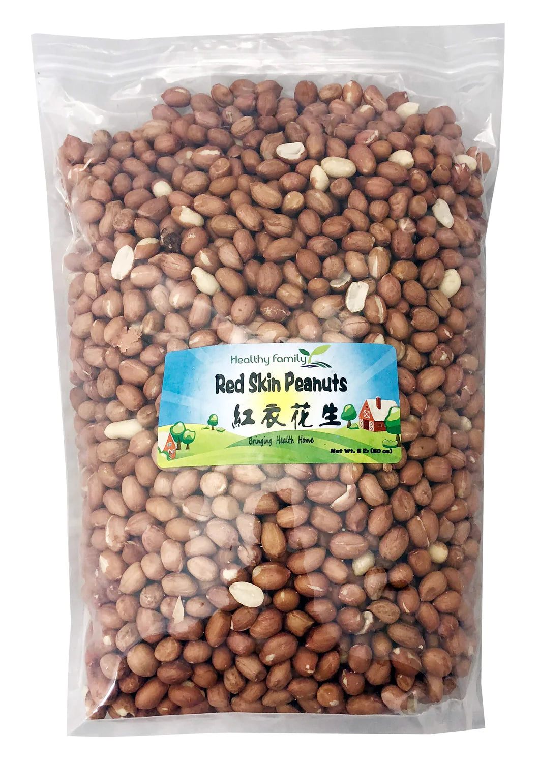 HEALTHY FAMILY RED SKIN PEANUTS 3LB